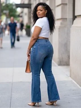 Jessica Simpson | Jeans | Jessica Simpson Medium Blue Highrise Splithem ...